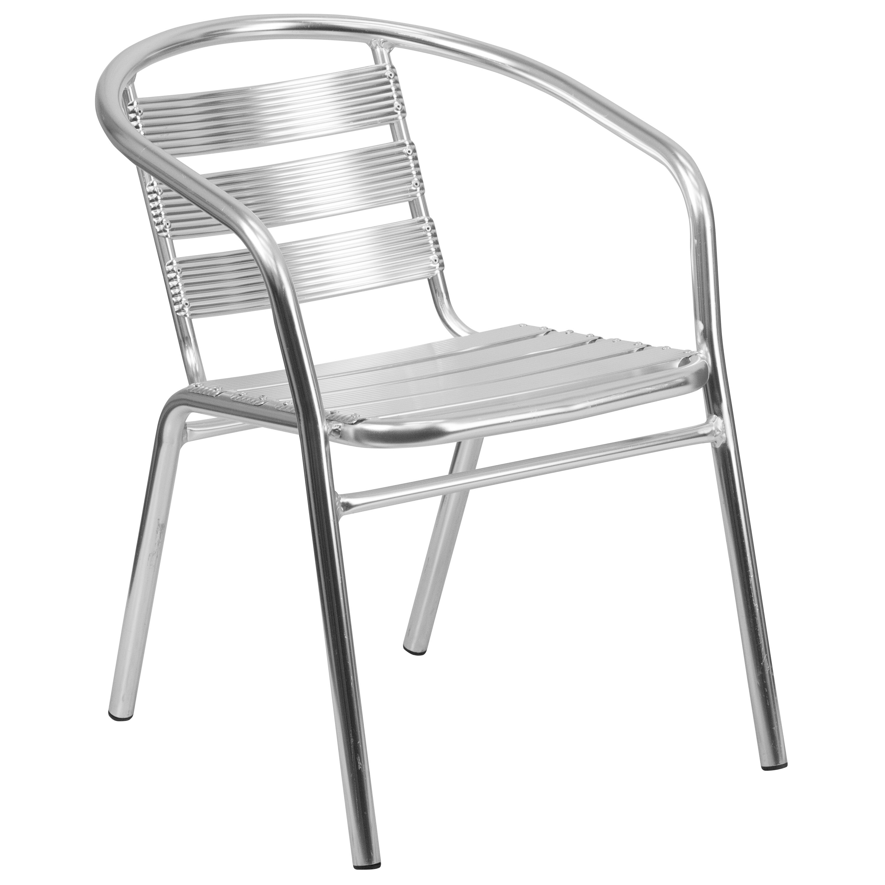 Heavy Duty Aluminum Commercial Indoor-Outdoor Restaurant Stack Chair ...